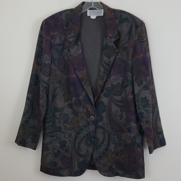 F. Shay Inc. | Jackets & Coats | Vintage F Shay Inc Paisley Floral ...